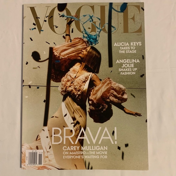 Vogue | Other | Vogue Carey Mulligan Alicia Keys Angelina Jolie Issue ...